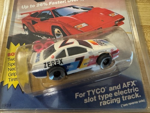 Tyco Magnum 440-X2 #7 ZEREX Ford T-Bird HO Slot Car. “BONUS TIRES”.New ...