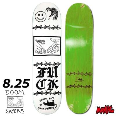 DOOM SAYERS Skateboard Deck NEVER RAT DECK 8.35 x 31.9 inches Import ...