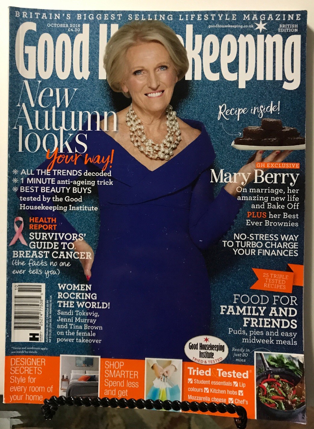 Good Housekeeping Autumn Looks Recipes Mary Berry October 2016 FREE ...