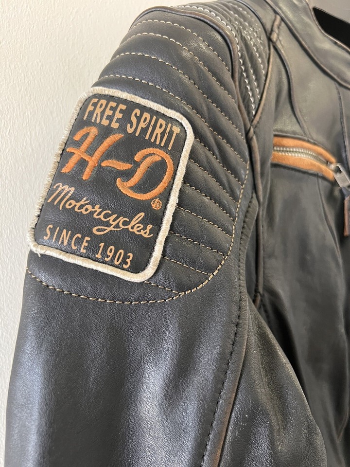 Harley Davidson - Women’s Maize Leather Jacket (97013-19VW) with Liner ...