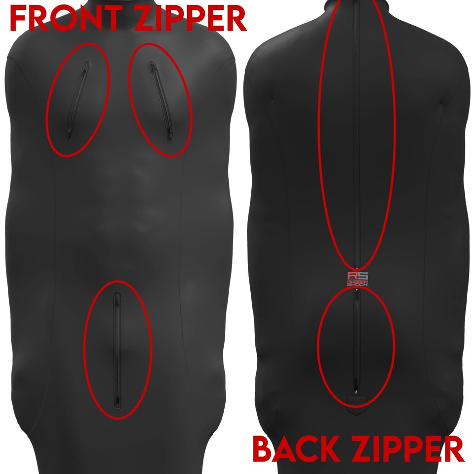 RUBBER SHOCK BondBag Neoprene Sleepsack, BDSM Bondage restraint sack ...
