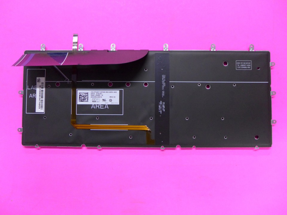 NEW Dell XPS 9343 9350 9360 Spanish Keyboard w/Backlight T9JKT | eBay