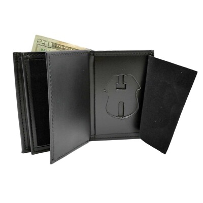 Army CID Military Police Badge Wallet Special Agent Federal Style 2 ID ...