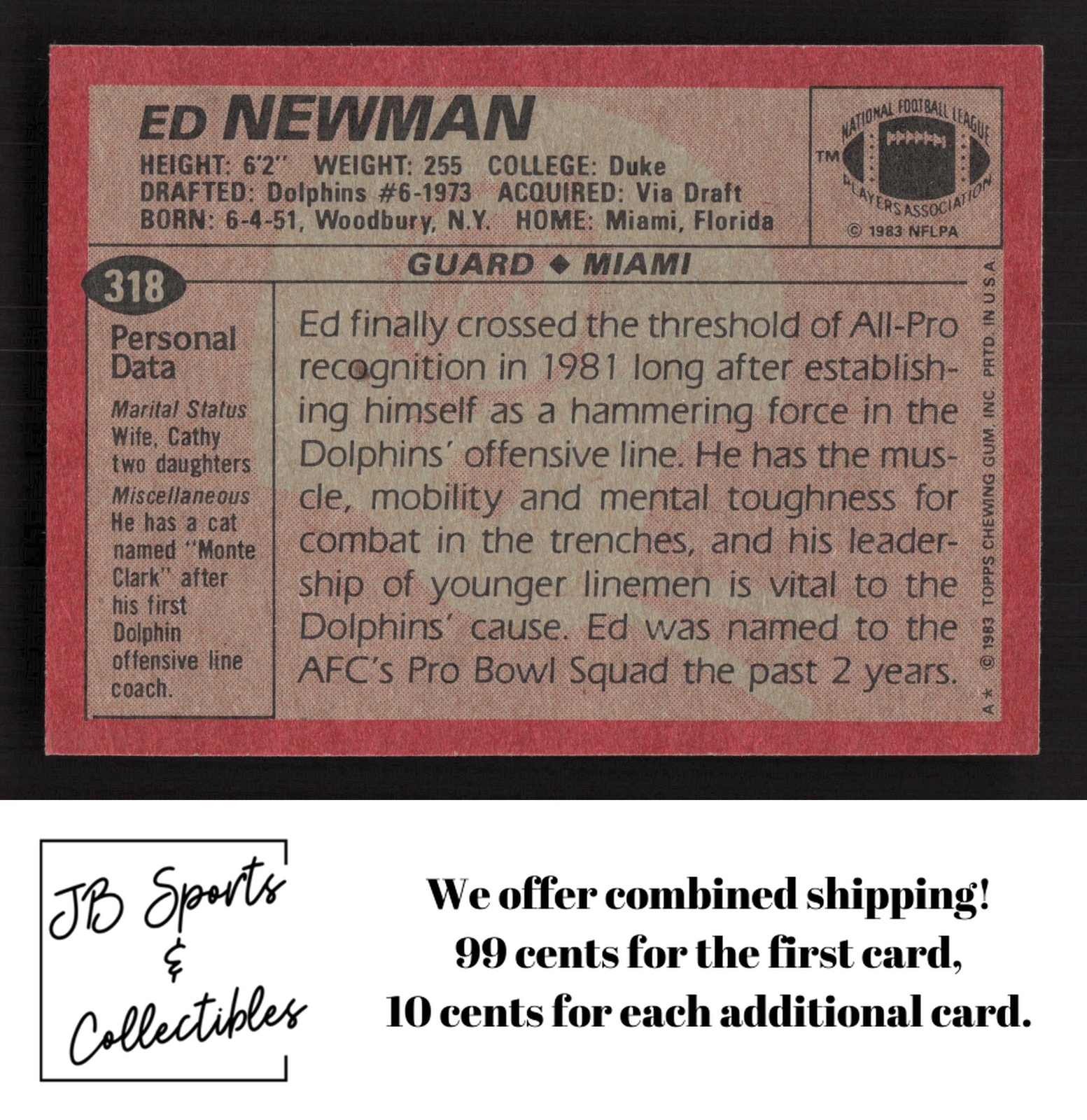 1983 Topps - #318 Ed Newman for sale online | eBay