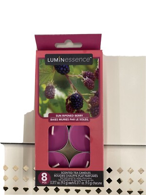 Luminessence Sun Ripened Berry Scented Tea Candles 8 Pcs | eBay