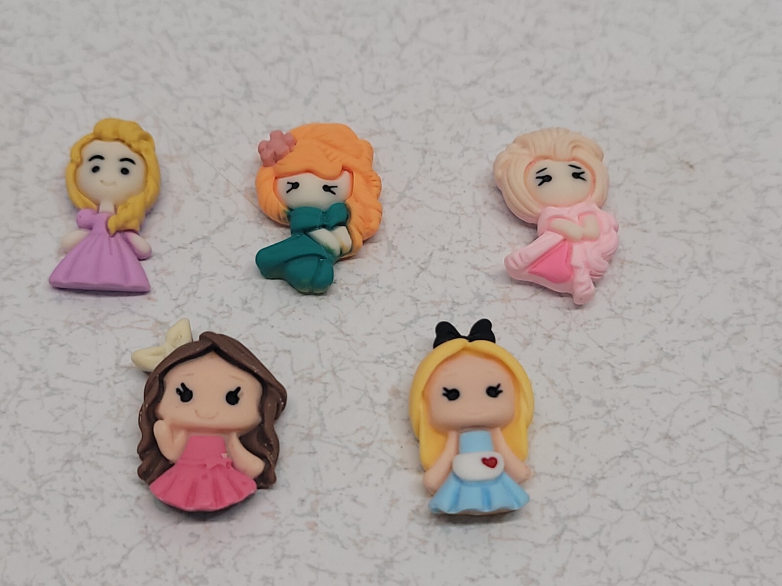 Princess Refrigerator Magnets Set Of 5 Small Size Alice Merida | eBay
