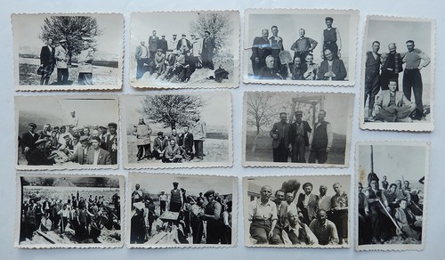 BULGARIAN JEWS FORCED LABOUR CAMP WW2 JEWISH 11 PHOTOS LOT HOLOCAUST ...