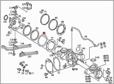 Genuine MERCEDES Gasket 4603310080 | eBay