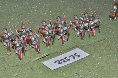 25mm medieval / english - longbowmen 12 figs inf - inf (22575) | eBay