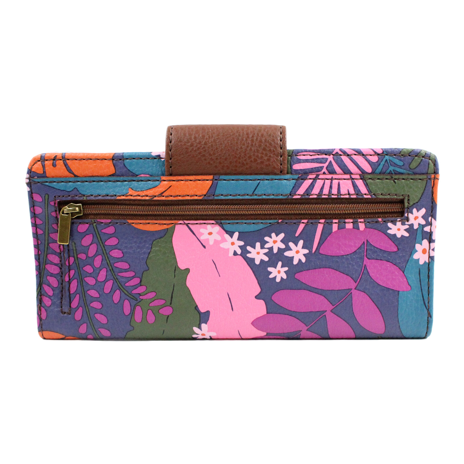 FOSSIL Madison Blue Tropical Slim Clutch Wallet - SWL2434142 | eBay