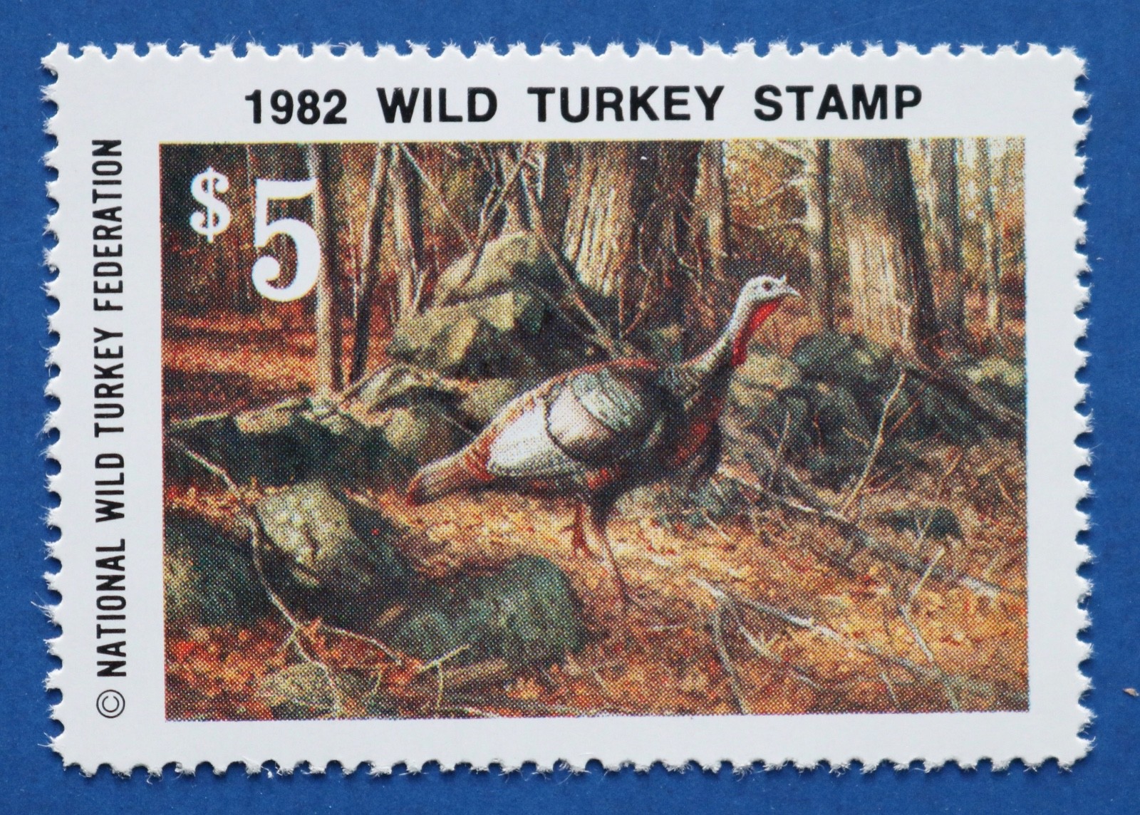 U.S. (NWTF07) 1982 National Wild Turkey Federation Wild Turkey Stamp | eBay