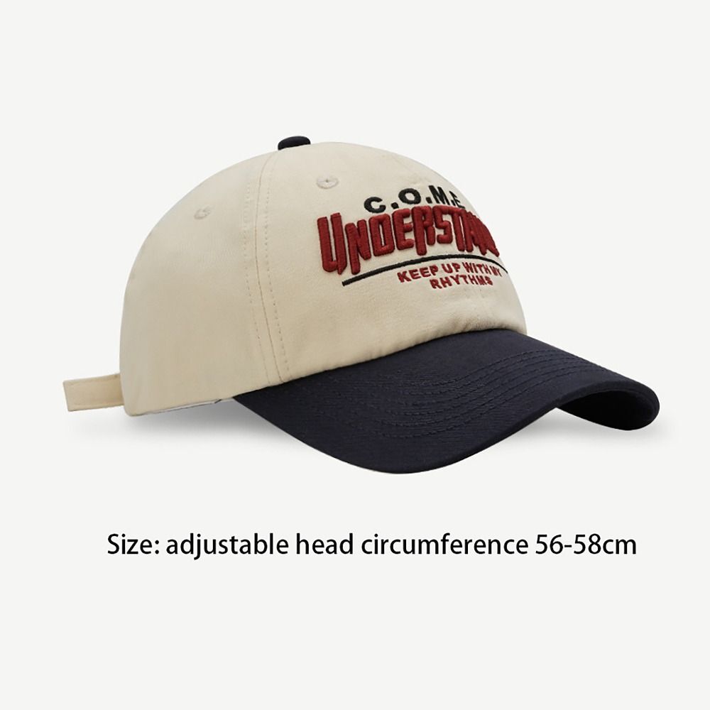 Letter Embroidered Hip Hop Hat Face Smaller Sun Hat Baseball Cap ...