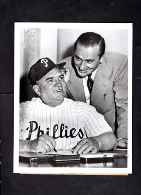Steve O'Nell hired Manager Philadelphia Phillies Bob Carpenter 1952 ...