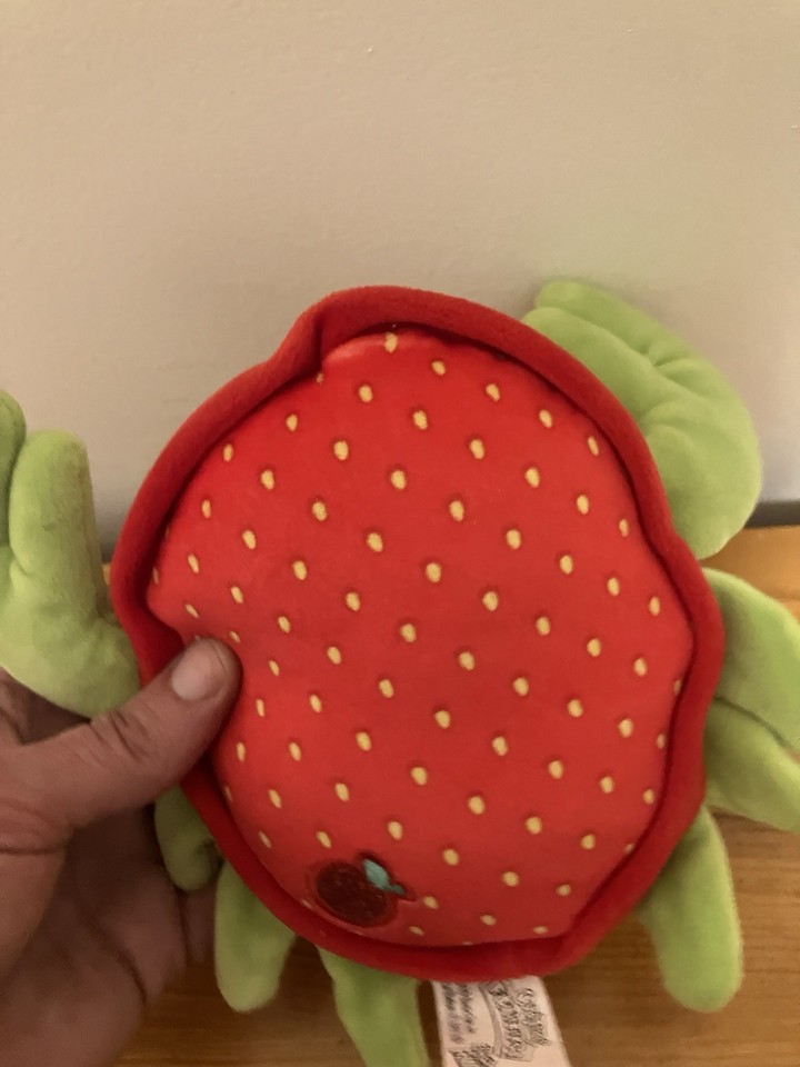 Cutetitos Fruititos Crabito Crab 7" Beanbag Plush Red Green Strawberry ...