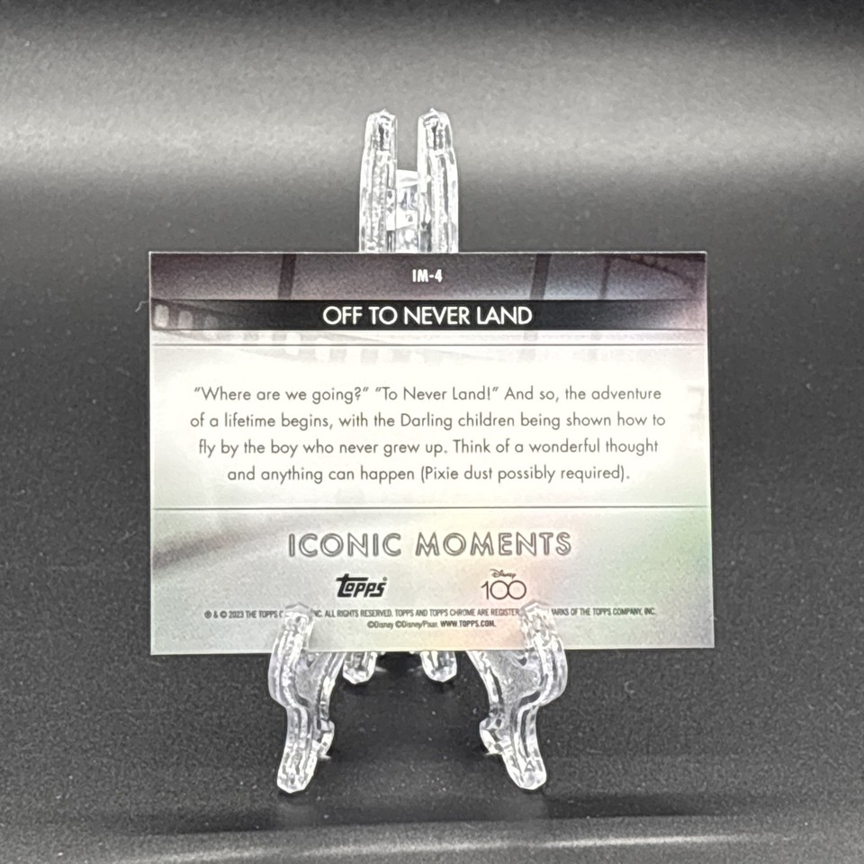 2023 Topps Chrome Disney 100 Off To Neverland A00959 **READ DESCRIPTION** | eBay