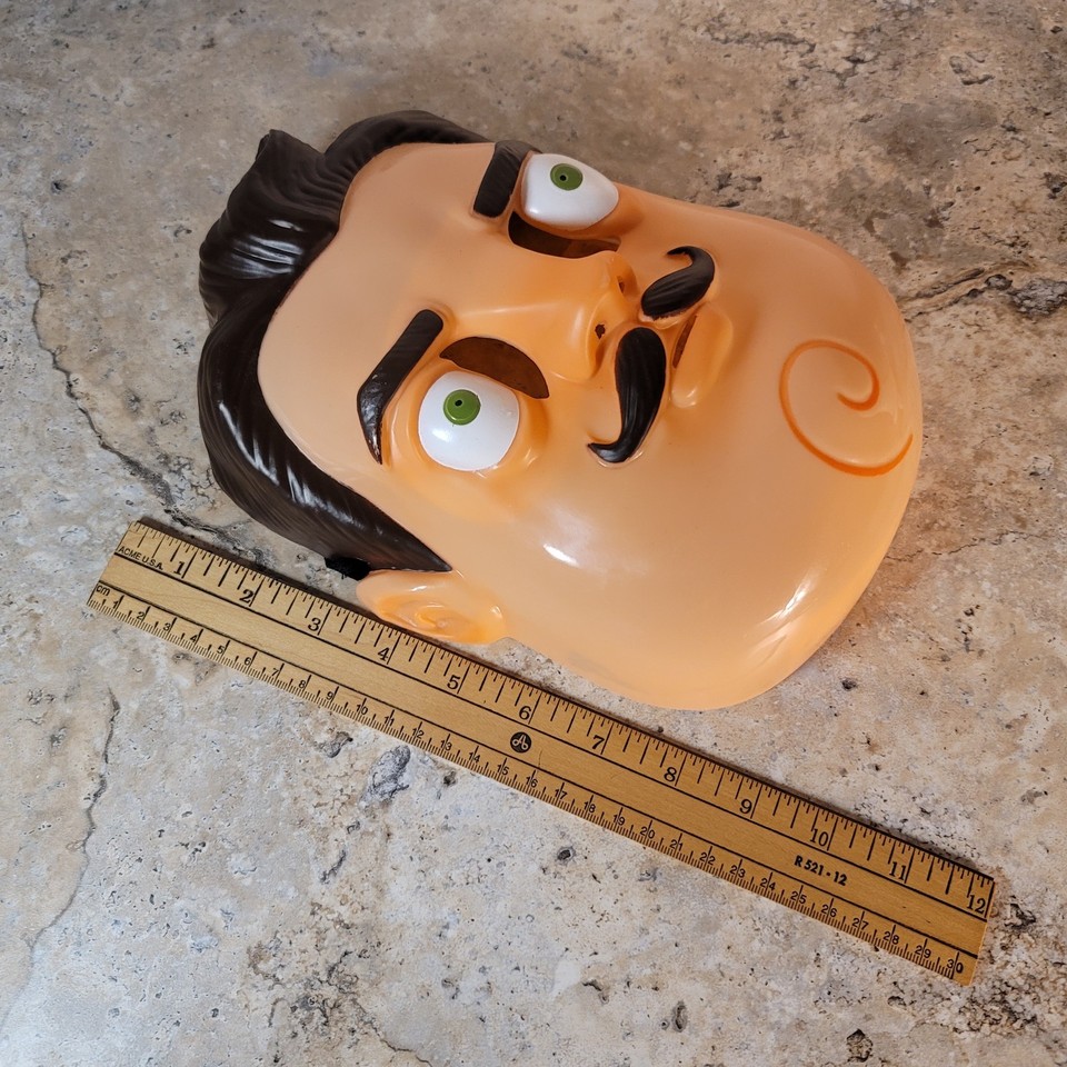 RUBIE'S HELLO NEIGHBOR THE NEIGHBOR BUTCHER ADULT SIZE MASK CIRCA 2019 ...