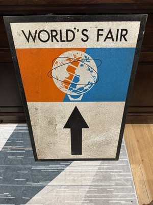 1964 Worlds Fair Sign | eBay