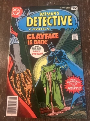DC Detective Comics 378 VF/NM Rogers Art 1st New Clayface Batman 1978 ...