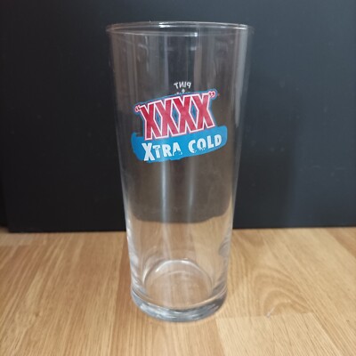 XXXX Xtra Cold Pint Glass - Collectors Beer Drinkers Merchandise | eBay UK