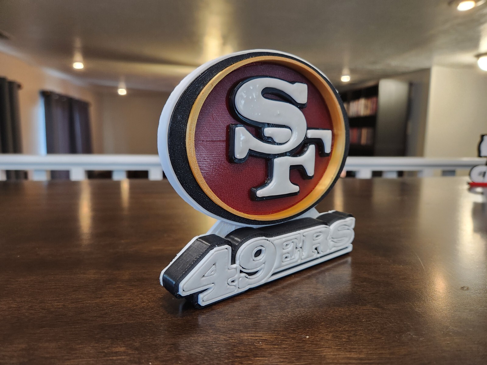 San Francisco 49ers 3D Logo Stand Sign ,3d Printed Logo 6x6 inch | eBay