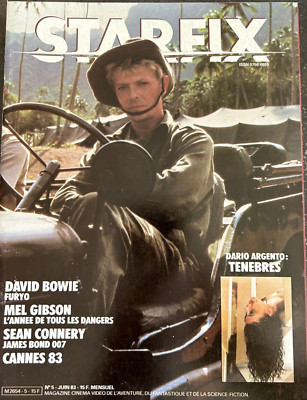 Magazine Starfix n°5, David Bowie, Mel Gibson, Sean Connery, Dario ...