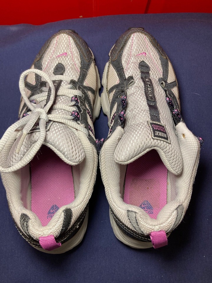 Women’s 2007 Nike Air Alvord Series Trail Running Shoes Gray/Pink 7.5 ...