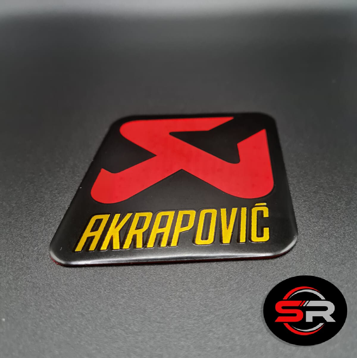 Akrapovic Oval Exhaust Sticker Heat Resistant Aluminium 95 x 70 Metal ...