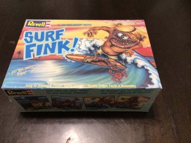 Vintage 1990 Ed "big Daddy" Roth Surf Fink Model Kit Revell 6198 for ...