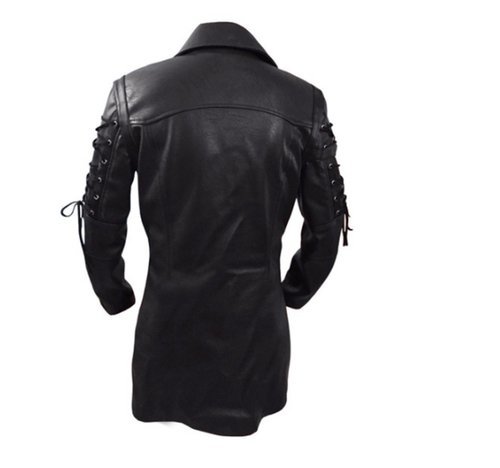 Punk Mens Motor Jacket Biker Coats Outwear Zipper s-5xl Outdoor Leather ...