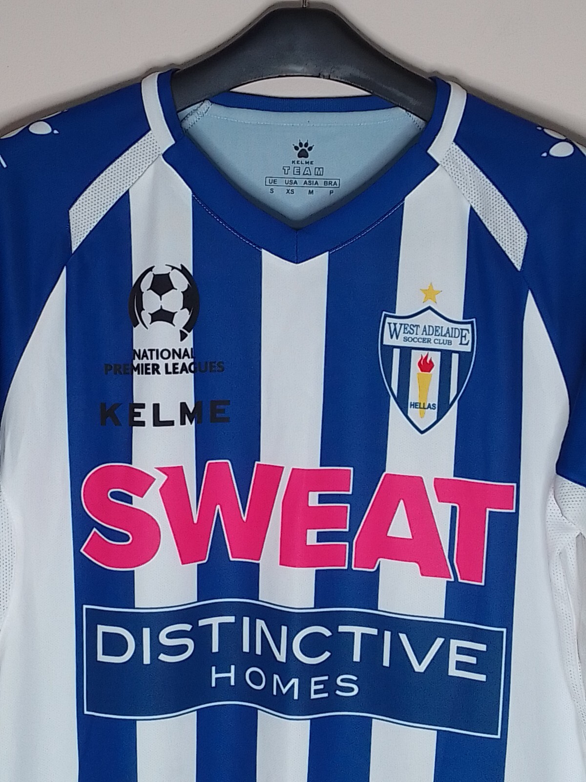 Player Issue Kelme West Adelaide Hellas SC Home Shirt Small NPL SA ...