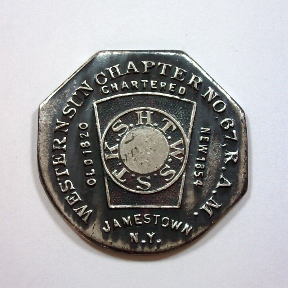 Western Sun Chapter No. 67 Jamestown New York Shekel Design Masonic ...