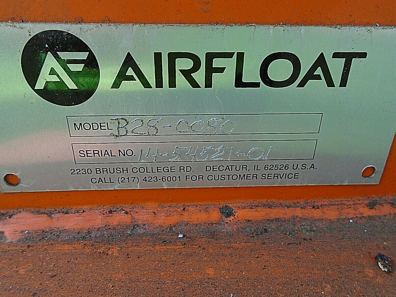 AIRFLOAT ROTARY PNEUMATIC with TILT Tables model B28-0080 Align 50 x 56 ...