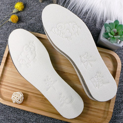 1 Pair Insoles Breathable Deodorization Sweat Wicking Felt Warm Insoles ...