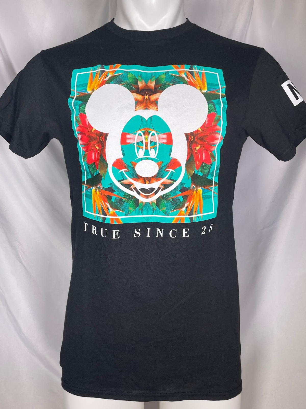 Neff x Disney Mickey Mouse Logo Black T-Shirt True Si… - Gem