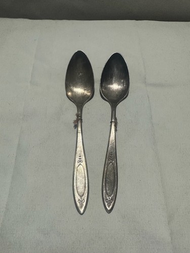 Vintage Oneida Community Plate Set of 2 Spoons 6" Flatware | eBay