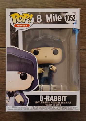 Eminem B-RABBIT 2020 FUNKO POP! Rocks Vinyl Figure #1052 Vaulted 8 Mile ...