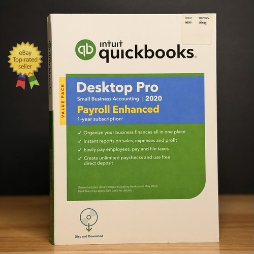 Quickbooks 2020 Desktop Pro Windows Retail Accounting -NO SUBSCRIPTI0N ...