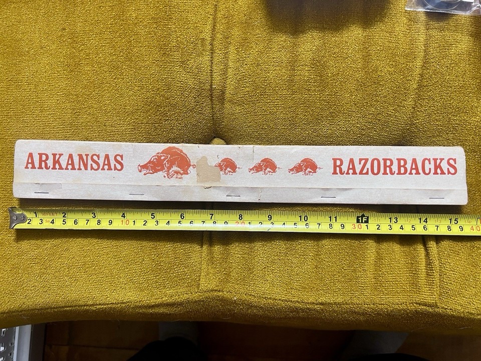 RARE Vintage 1978 Arkansas Razorbacks Matchbook Never Been Used 15.5in ...
