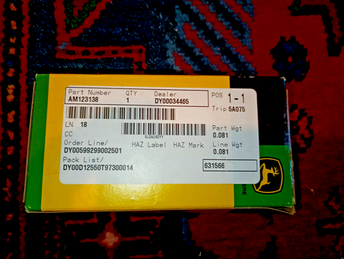 John Deere F935 OEM PTO Switch AM123138 | eBay