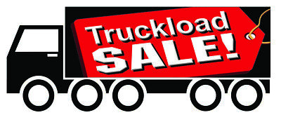 TRUCKLOAD SALE DECAL sticker save big sale trailer load huge truck load ...
