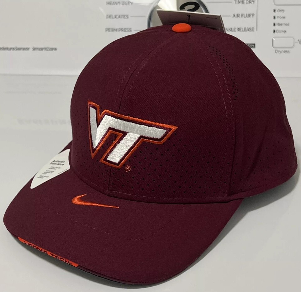 Nike Virginia Tech Hokies Maroon Classic99 Sideline Dri-Fit Stretch Cap ...
