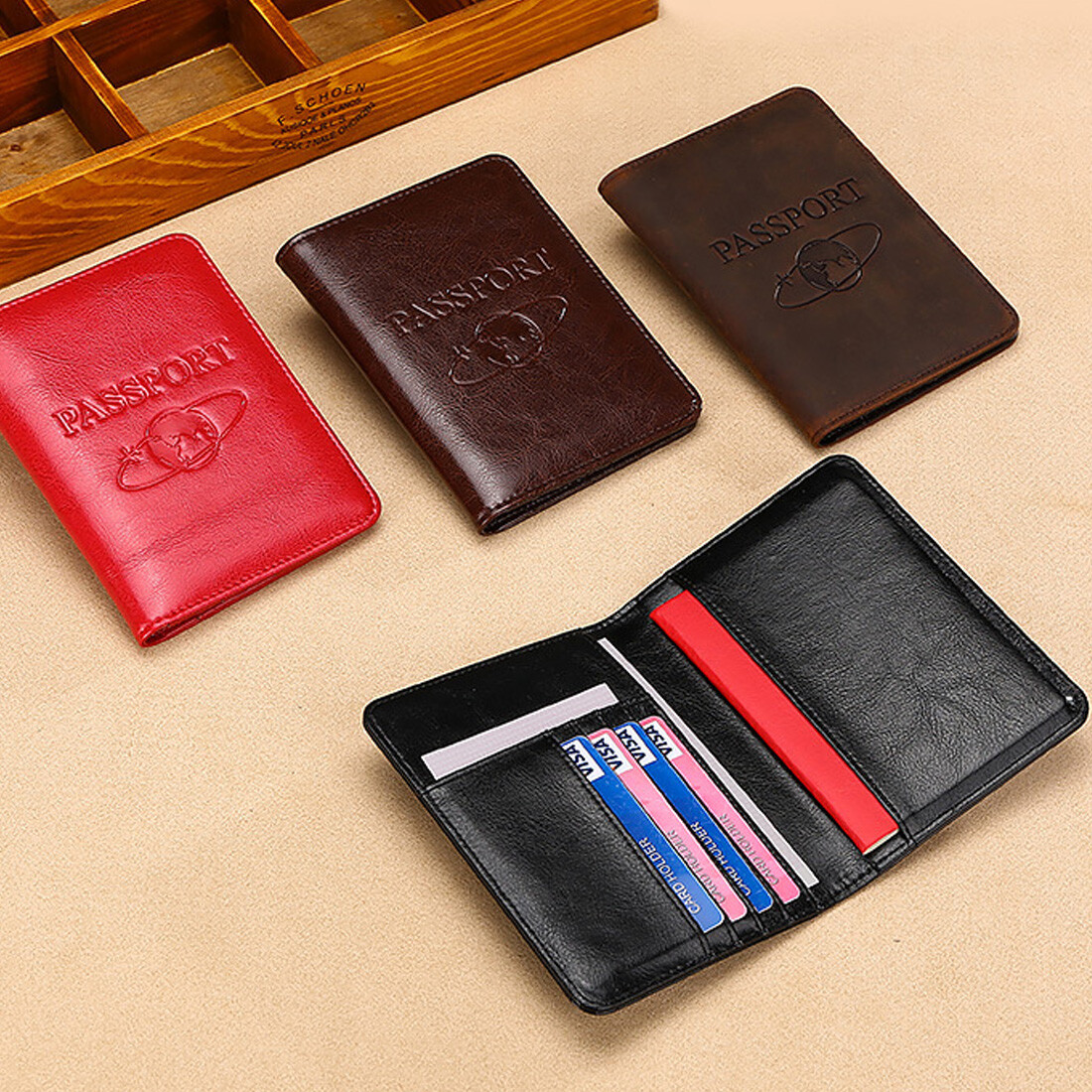 Passport And Ticket Holder Travel Wallet