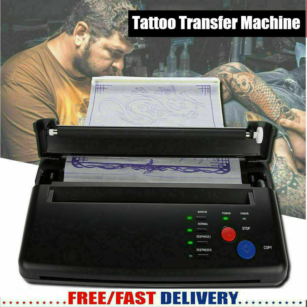 A5/A4 Paper Tattoo Transfer Professional Stencil Thermal Copier Printer ...