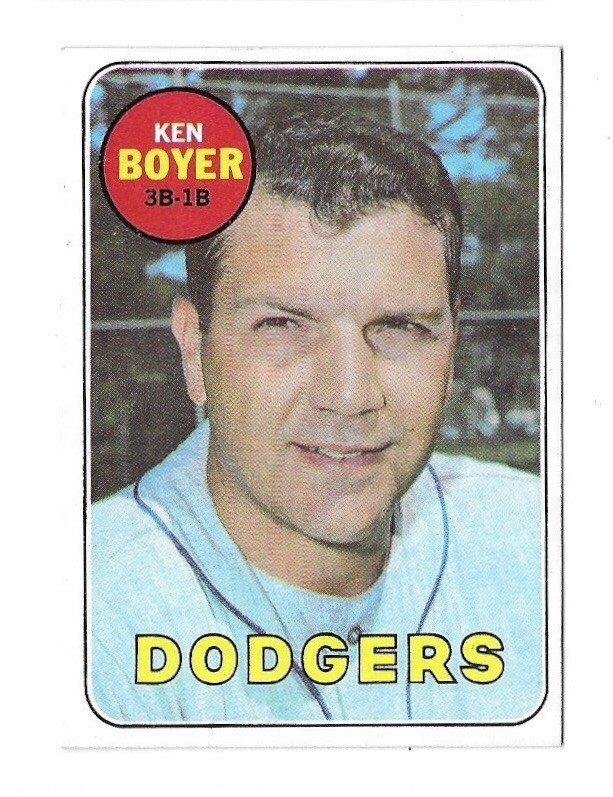 1969 Topps #379 Ken Boyer Baseball Card - Los Angeles Dodgers | eBay