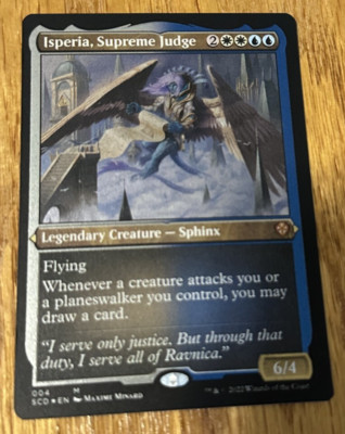 MTG Starter Commander Decks, Isperia, Supreme Judge - Foil Etched | eBay