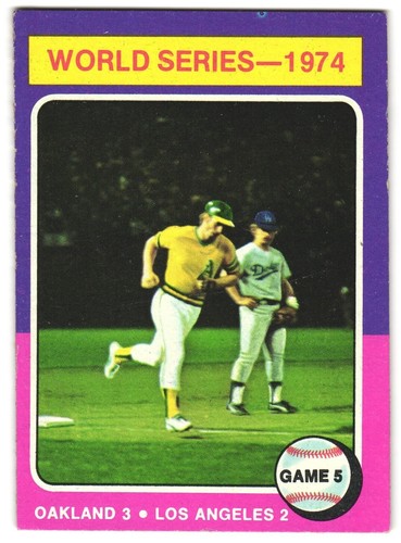 1974 World Series 1975 Topps MLB Card #468 | eBay