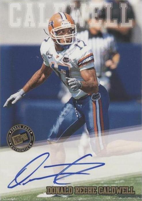 2002 Press Pass - Autographs Reche Caldwell (AU, RC) for sale online | eBay