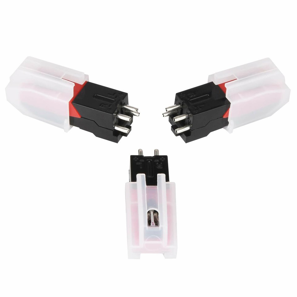 3 Pcs Vinyl Turntable Cartridge with Needle Stylus for Vintage LP ...