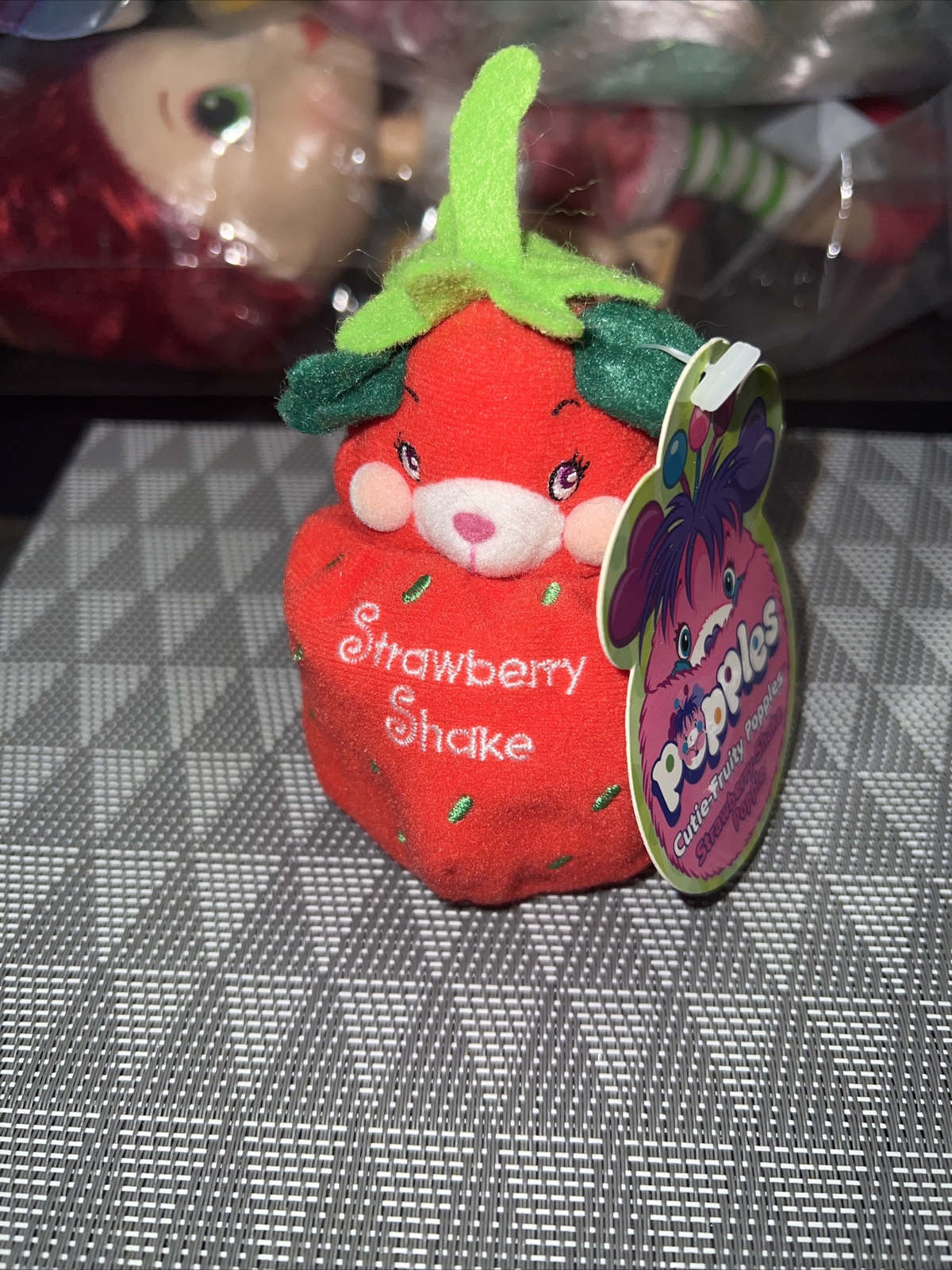 Strawberry-Shake Popple Cutie-Fruity Popples 2001 Toymax Plush Mini | eBay