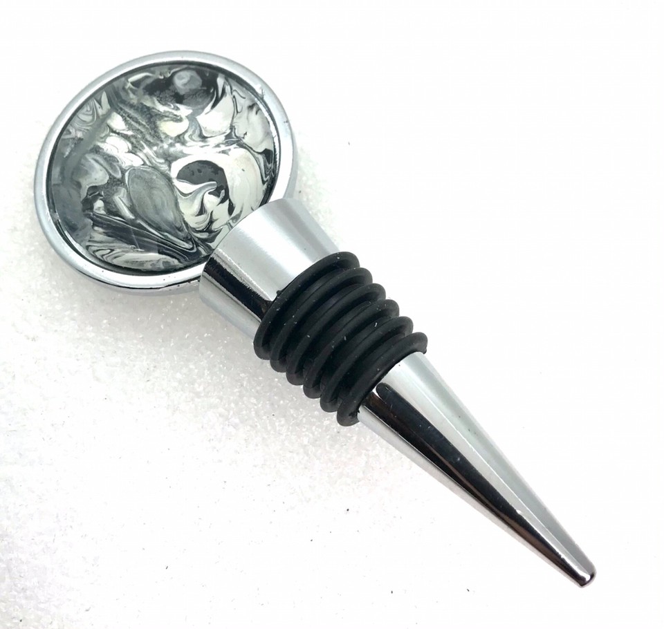 Handmade Hand painted Wine bottle stoppers unique gift ideas wearable ...